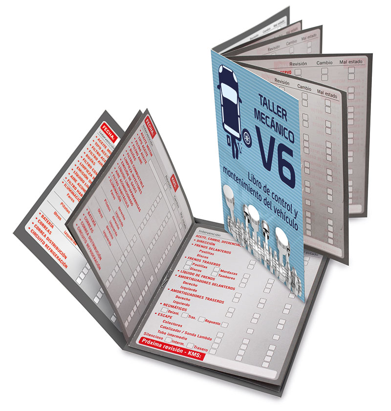 Libro Mantenimiento Vehículo BOOK – PREN Iberia | Publicidad y Regalos ...